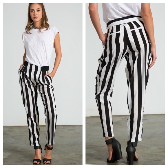 Pants & Jumpsuits | Striped Must Have Pants | Poshmark
